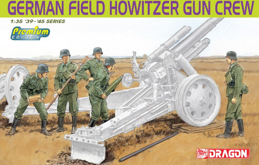 Dragon 6461 - German Field Howitzer Gun Crew - 1:35 - 2tmodellismo