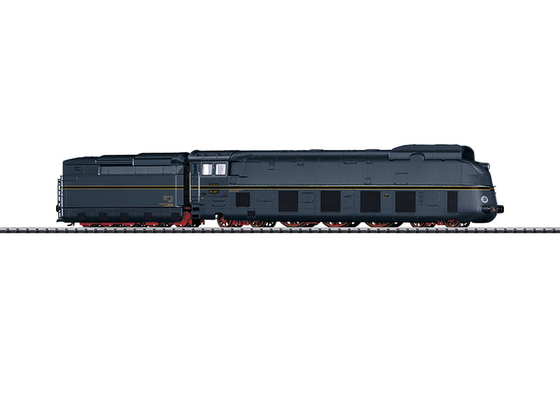 Trix 22917 - Locomotiva a vapore Br05 DRG carenata, livrea Blu con ...