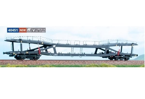 ACME 40451 - Carro Tipo DDm, trasporto auto, FS - H0 - 2tmodellismo